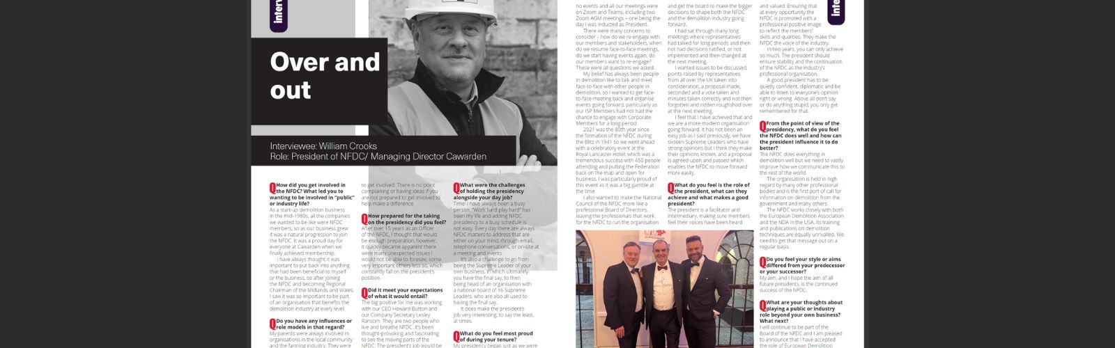 Interview with William Crooks - Cawarden