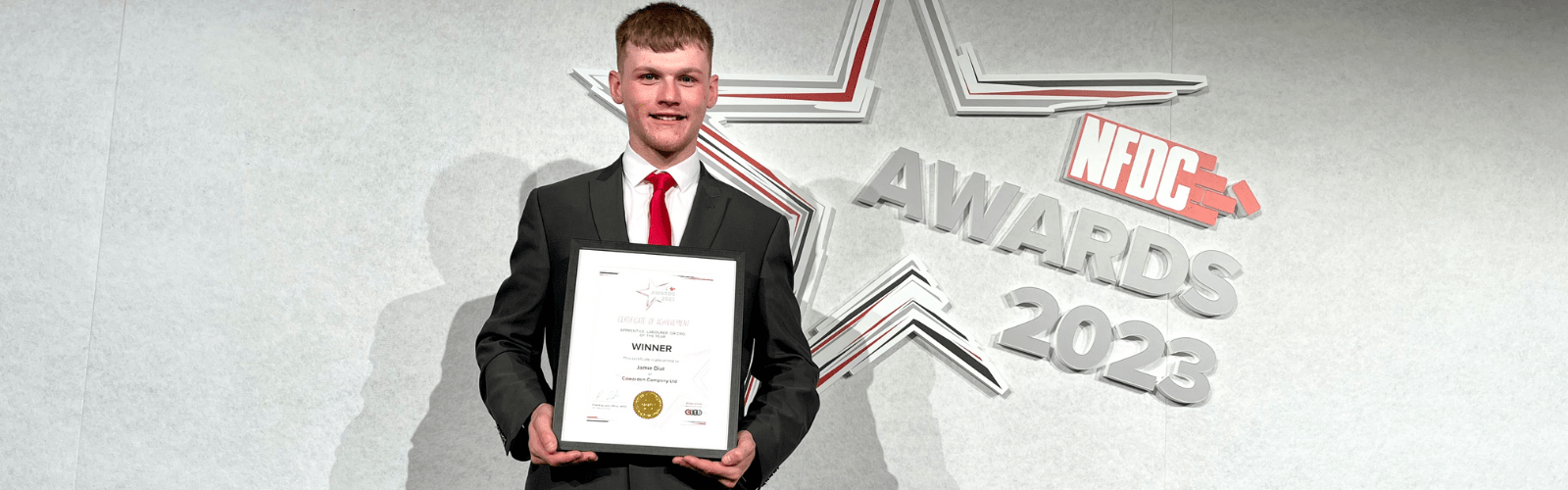 Cawarden’s Demolition Operative Jamie wins prestigious award - Cawarden